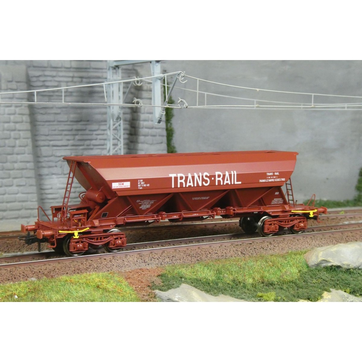 Ree modeles WB865 Wagon trémie EX Type 1, SNCF, TRANS-RAIL